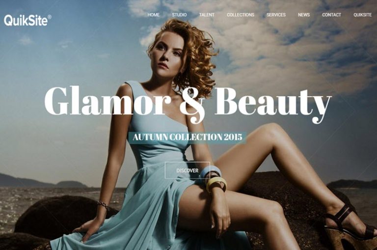 Fashion Website by QuikSite® Design Services - Business, Web Design